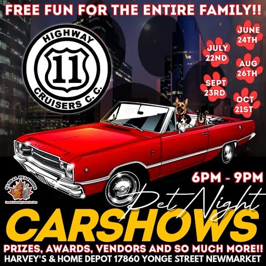 Highway 11 Cruisers C.C. Car Shows – Newmarket, ON | CarCruiseFinder