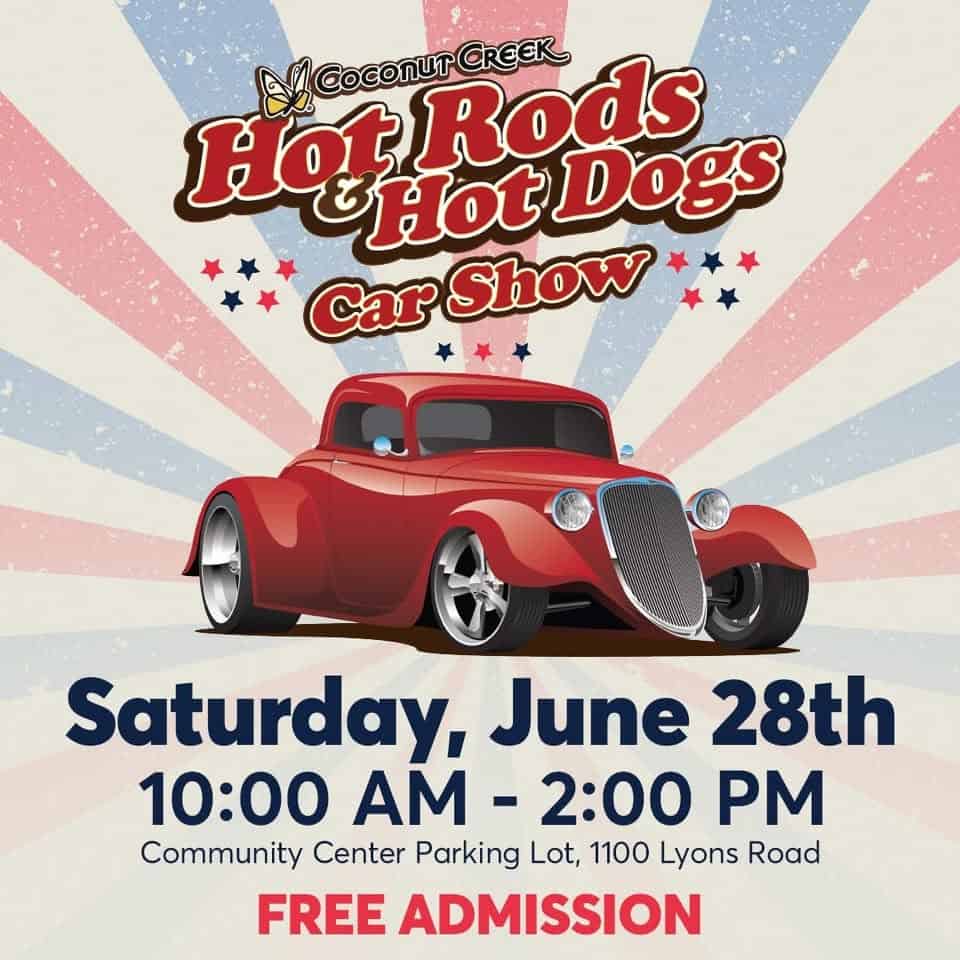 Hot Rods & Hot Dogs Car Show – Coconut Creek, FL | CarCruiseFinder