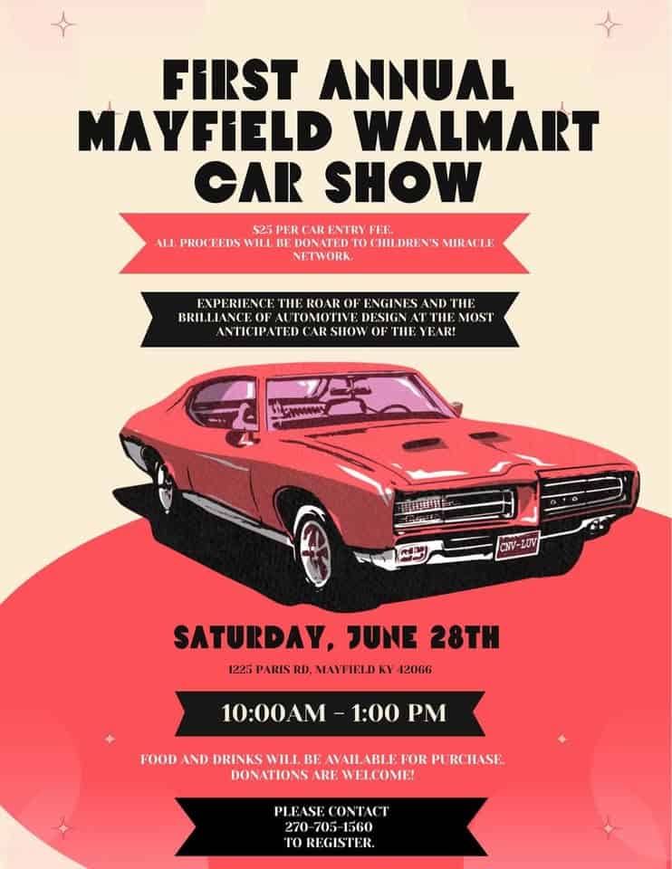 Mayfield Walmart CMN Car Show – Mayfield, KY | CarCruiseFinder