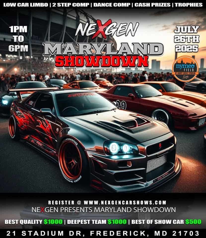 Nexgen Car Show Maryland Showdown – Frederick, MD | CarCruiseFinder