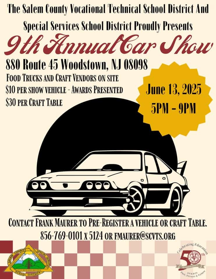 Salem County Vo Tech Car Show – Woodstown, NJ | CarCruiseFinder