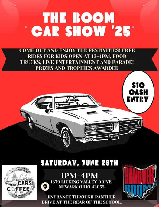 The Boom Car Show '25 – Newark, OH | CarCruiseFinder