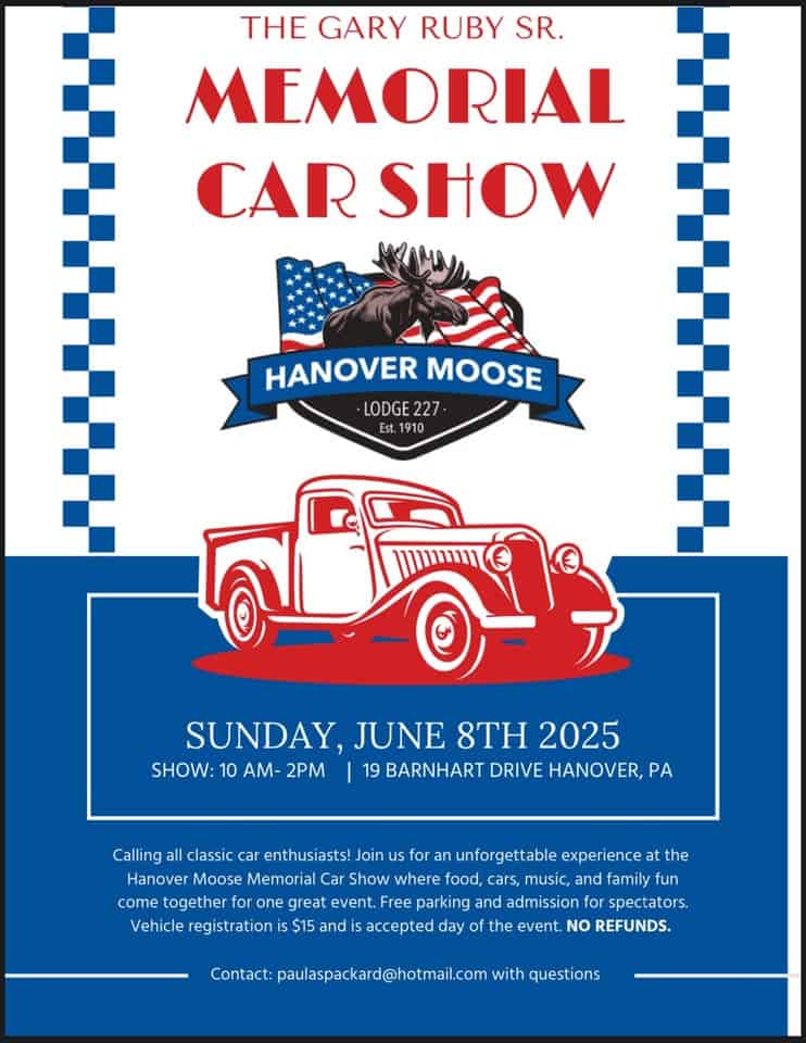 The Gary Ruby Sr Memorial Car Show – Hanover, PA | CarCruiseFinder