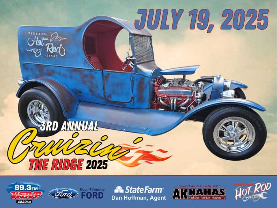 2025 Cruizin' the Ridge Car Cruise - JULY 19th – Beaver, PA ...