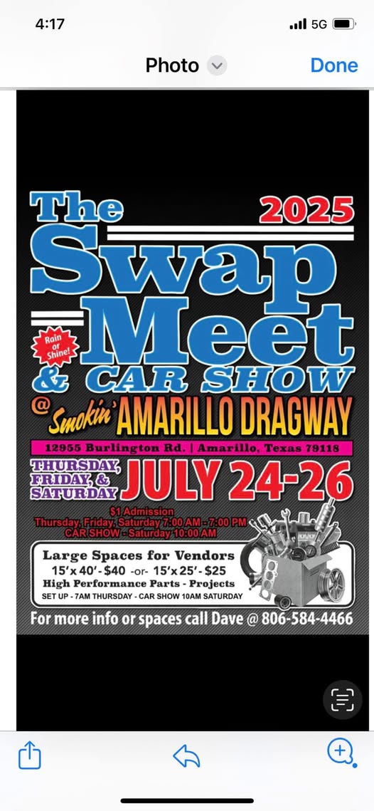 2025 Swap Meet & Car Show – Amarillo, TX | CarCruiseFinder
