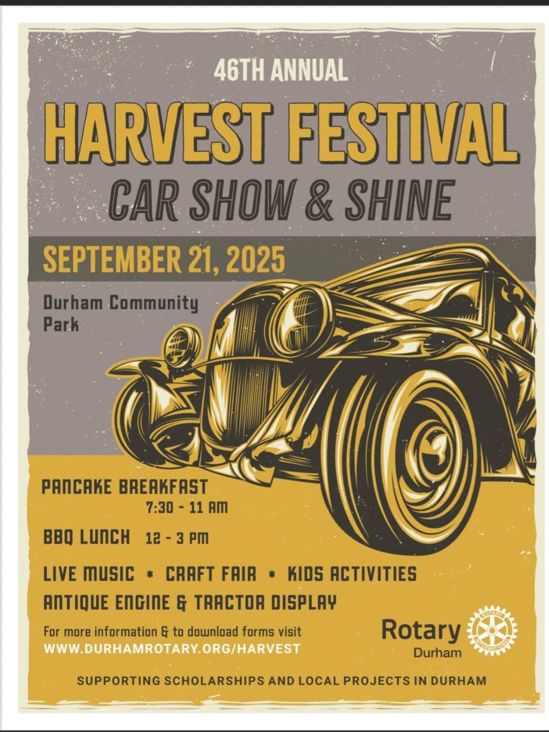 46th Annual Harvest Festival Car Show & Shine – Durham, NC ...