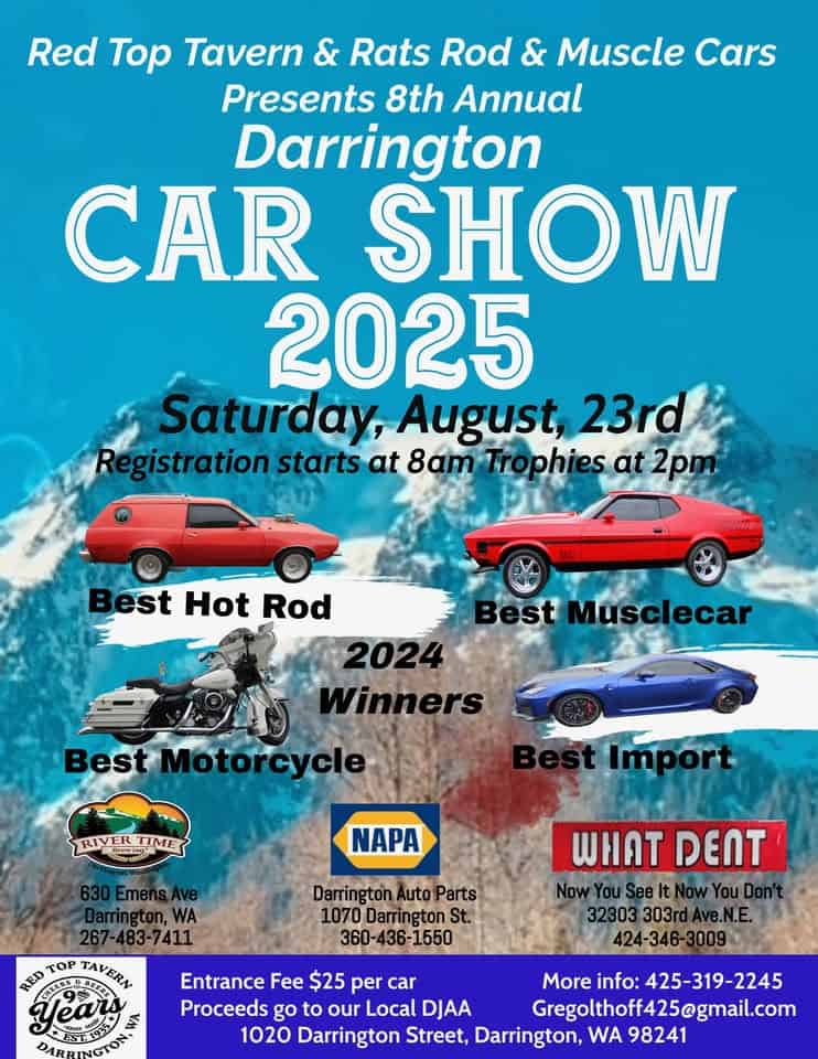 8th Annual Darrington Car Show – Darrington, WA | CarCruiseFinder