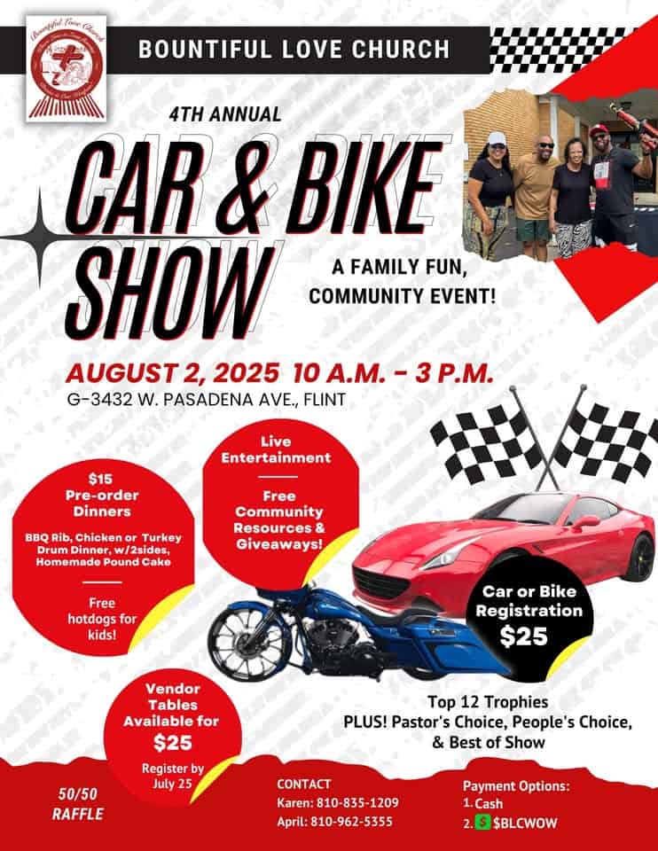 Bountiful Love Car & Bike Show – Flint, MI | CarCruiseFinder