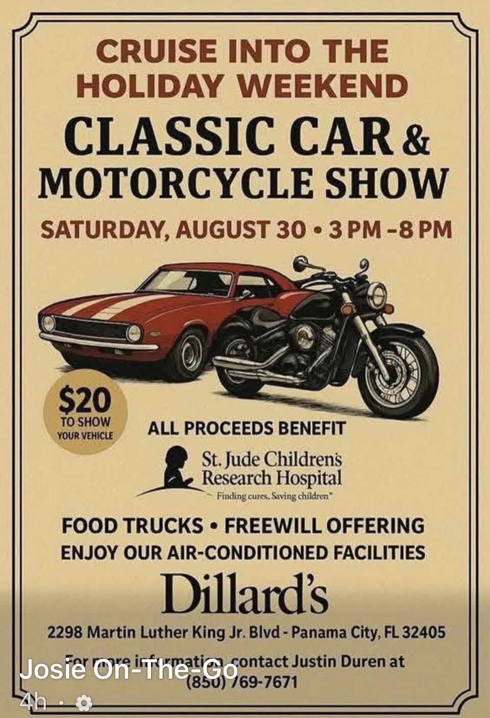 Cruise Into The Holiday Weekend Classic Car & Motorcycle Show – Panama ...
