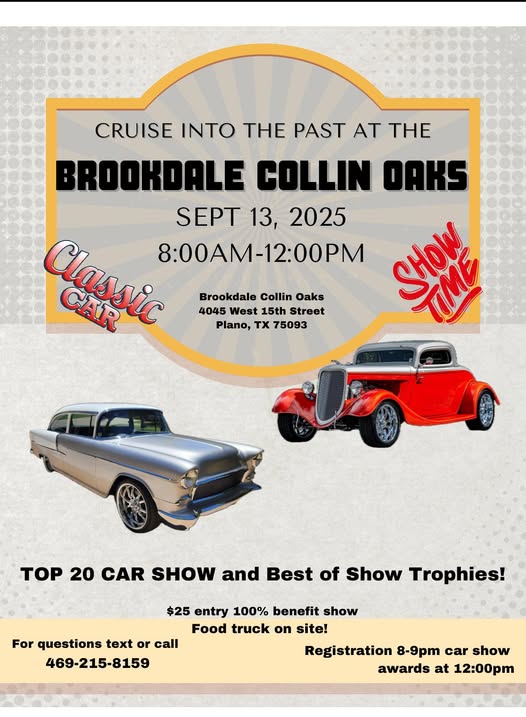 Cruise Into The Past At The Brookdale Collin Oaks – Plano, TX ...