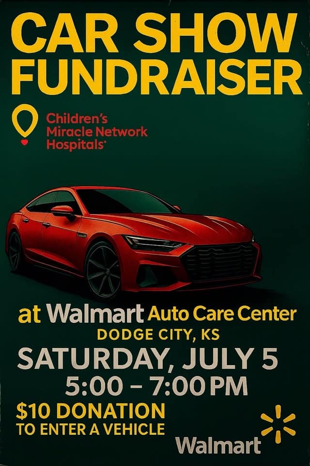Dodge City Wal-Mart Car Show Fundraiser – Dodge City, KS | CarCruiseFinder