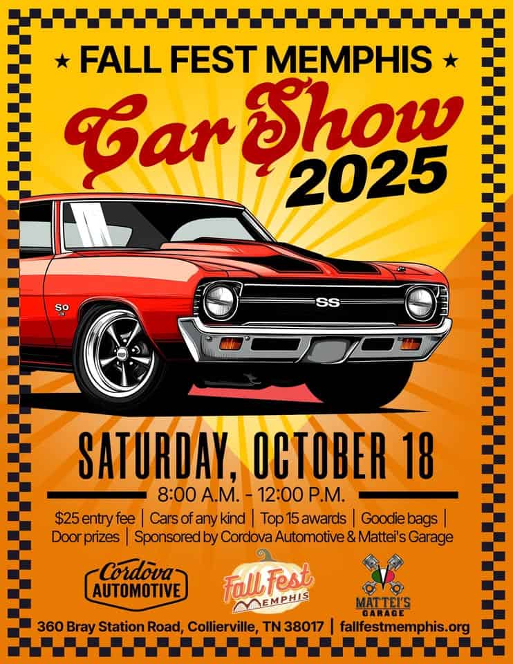 Fall Fest Memphis Car Show 2025 – Collierville, TN | CarCruiseFinder