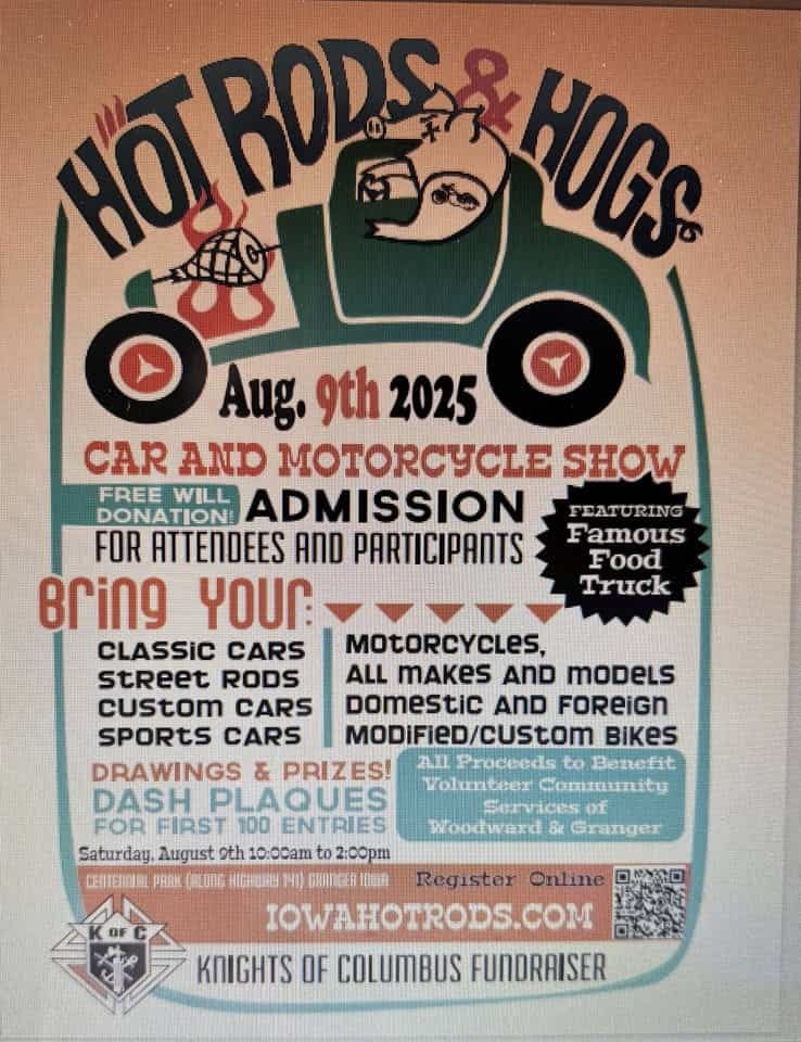 Hogs & Hot Rods Annual Car Show – Granger, IA | CarCruiseFinder