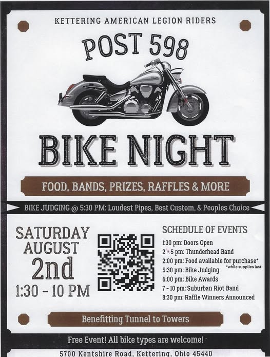 Kettering American Legion Riders Post 598 Bike Night – Kettering, OH ...