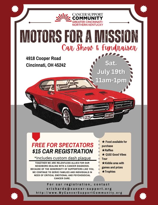 Motors for a Mission Car Show & Fundraiser – Cincinnati, OH ...