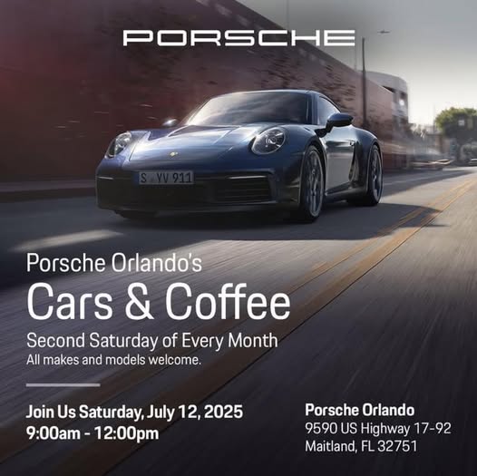 Porsche Orlando's Cars & Coffee – Maitland, FL | CarCruiseFinder