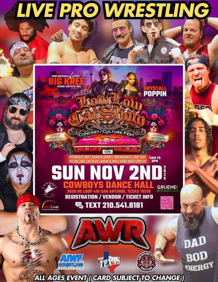 Pro Wrestling at Low Low Car Show San Antonio – San Antonio, TX ...
