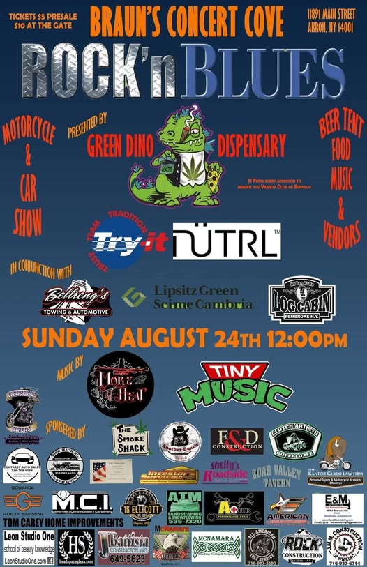 Rock'n Blues Motorcycle Tradition & 20 Car Show – Akron, NY ...