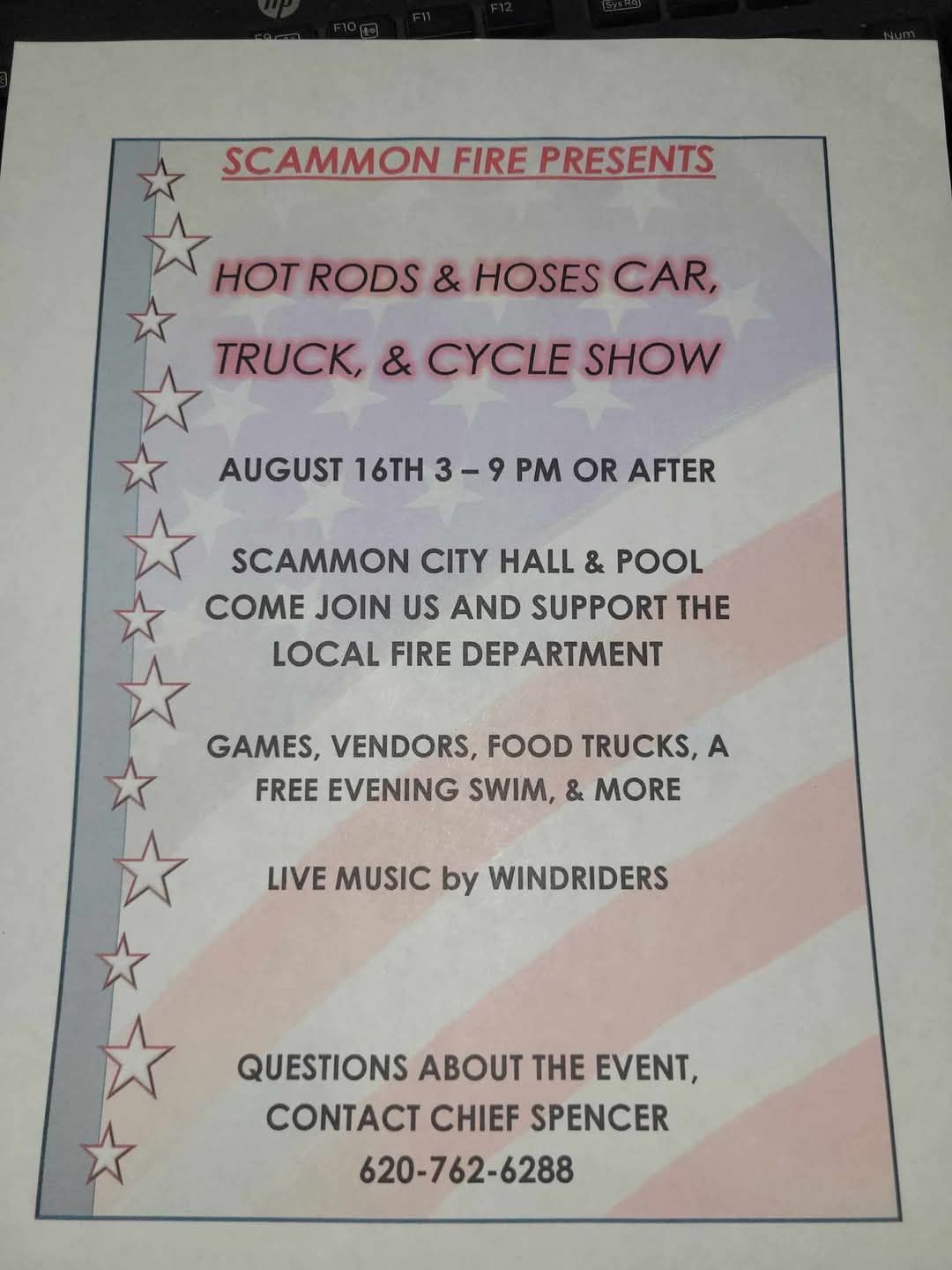 Scammon Fire Presents Hot Rods & Hoses Car, Truck, & Cycle Show ...