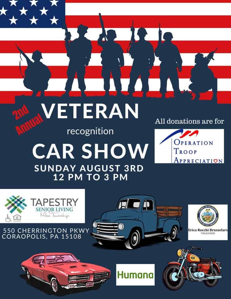 Veteran Appreciation Car Show – Coraopolis, PA | CarCruiseFinder