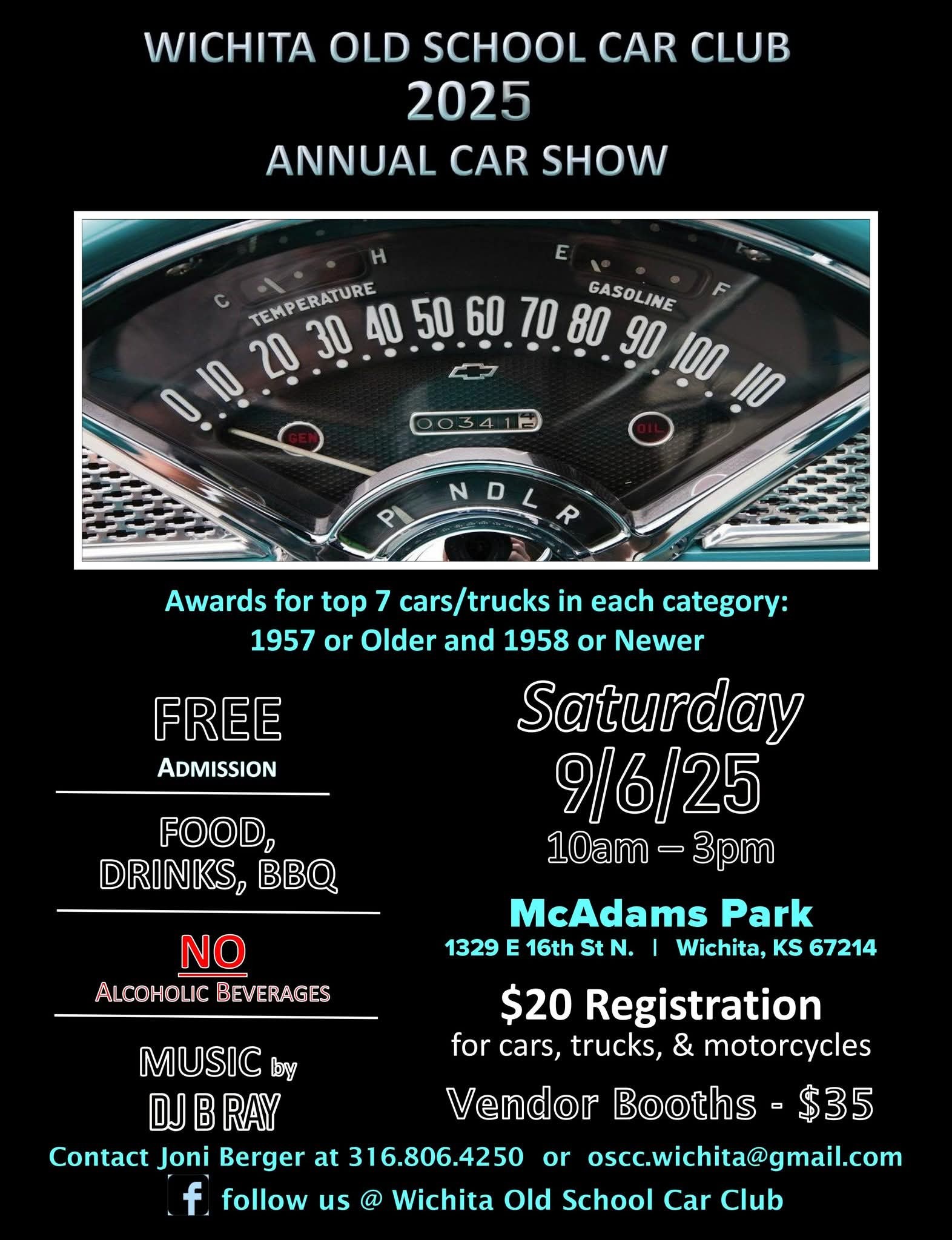 Wichita Old School Car Club 2025 Annual Car Show – Wichita, KS ...