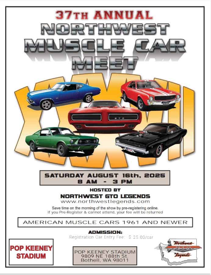37th annual Northwest muscle car show – Bothell, WA | CarCruiseFinder