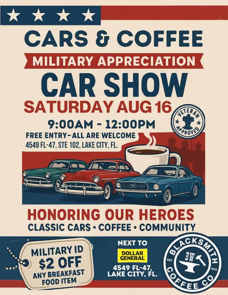 Cars & Coffee Car Show – Lake City, FL | CarCruiseFinder