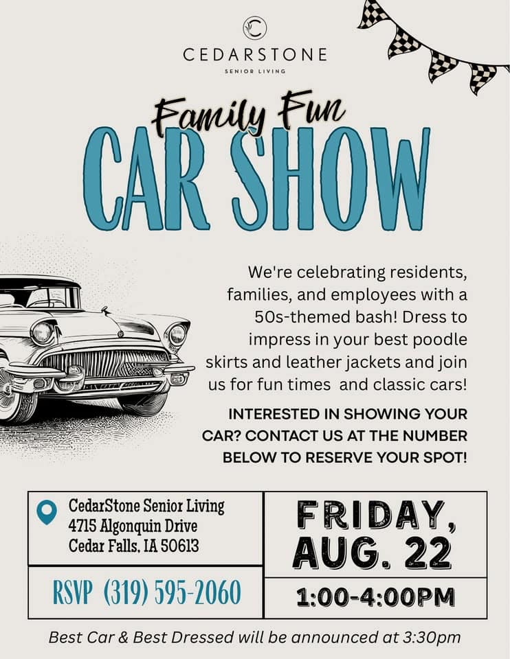 Family Fun Car Show – Cedar Falls, IA | CarCruiseFinder