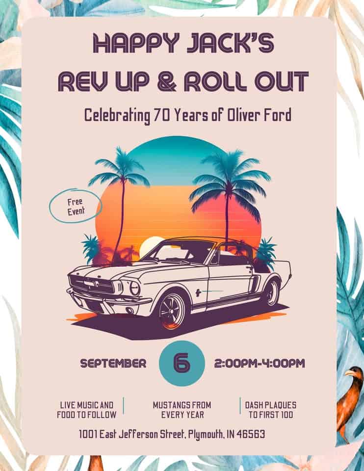 Happy Jack’s Rev Up & Roll Out-Car Show – Plymouth, IN | CarCruiseFinder