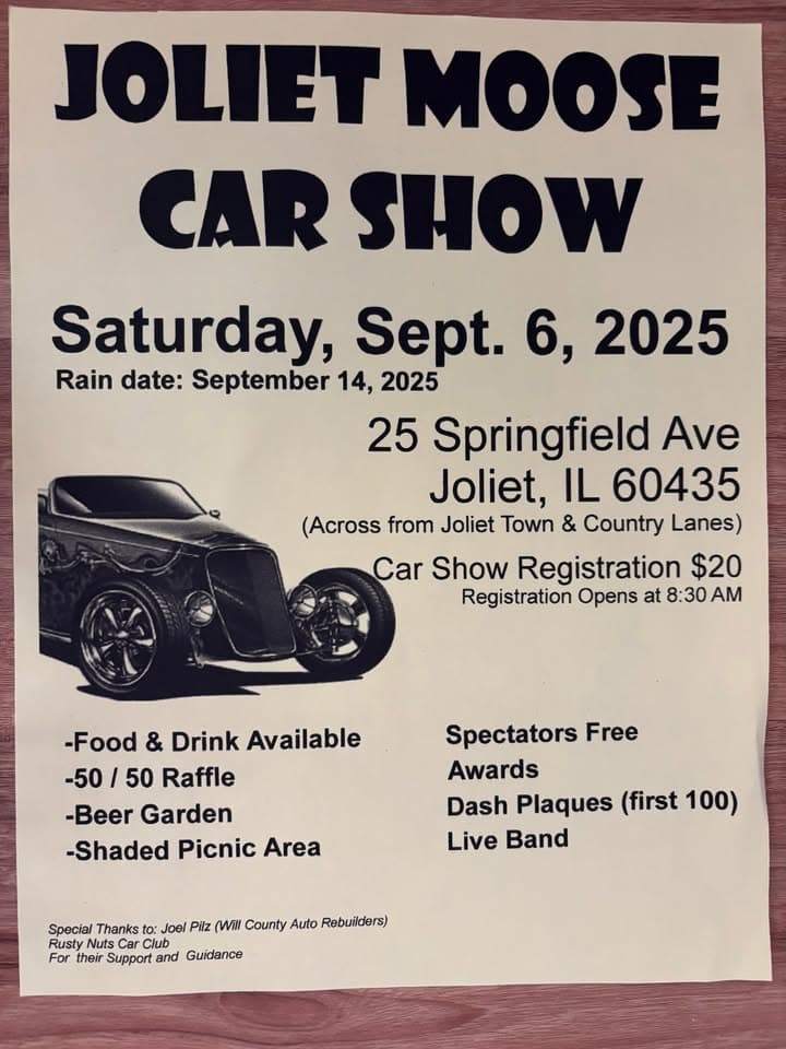 Joliet Moose Car Show – Joliet, IL | CarCruiseFinder