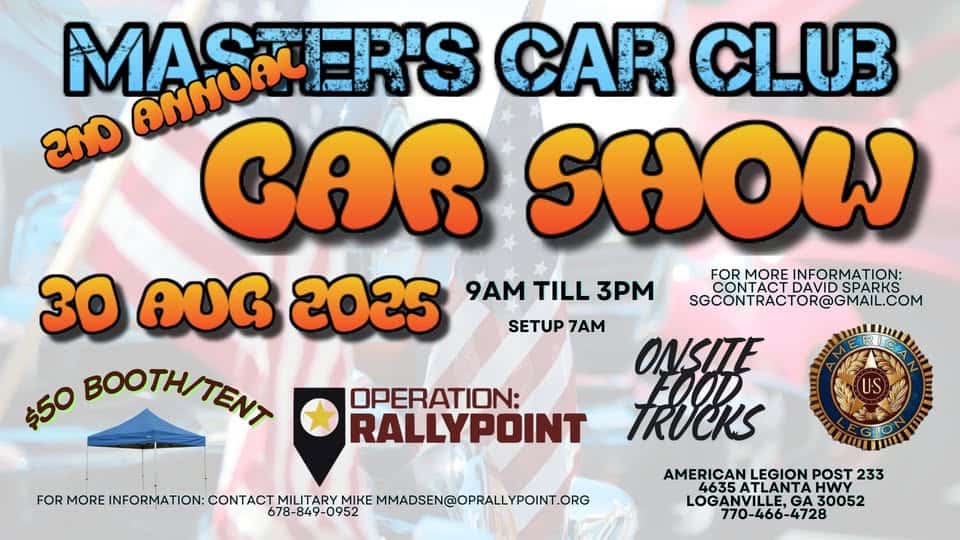 Operation RallyPoint & Master's Car Club 2nd Annual Car Show ...