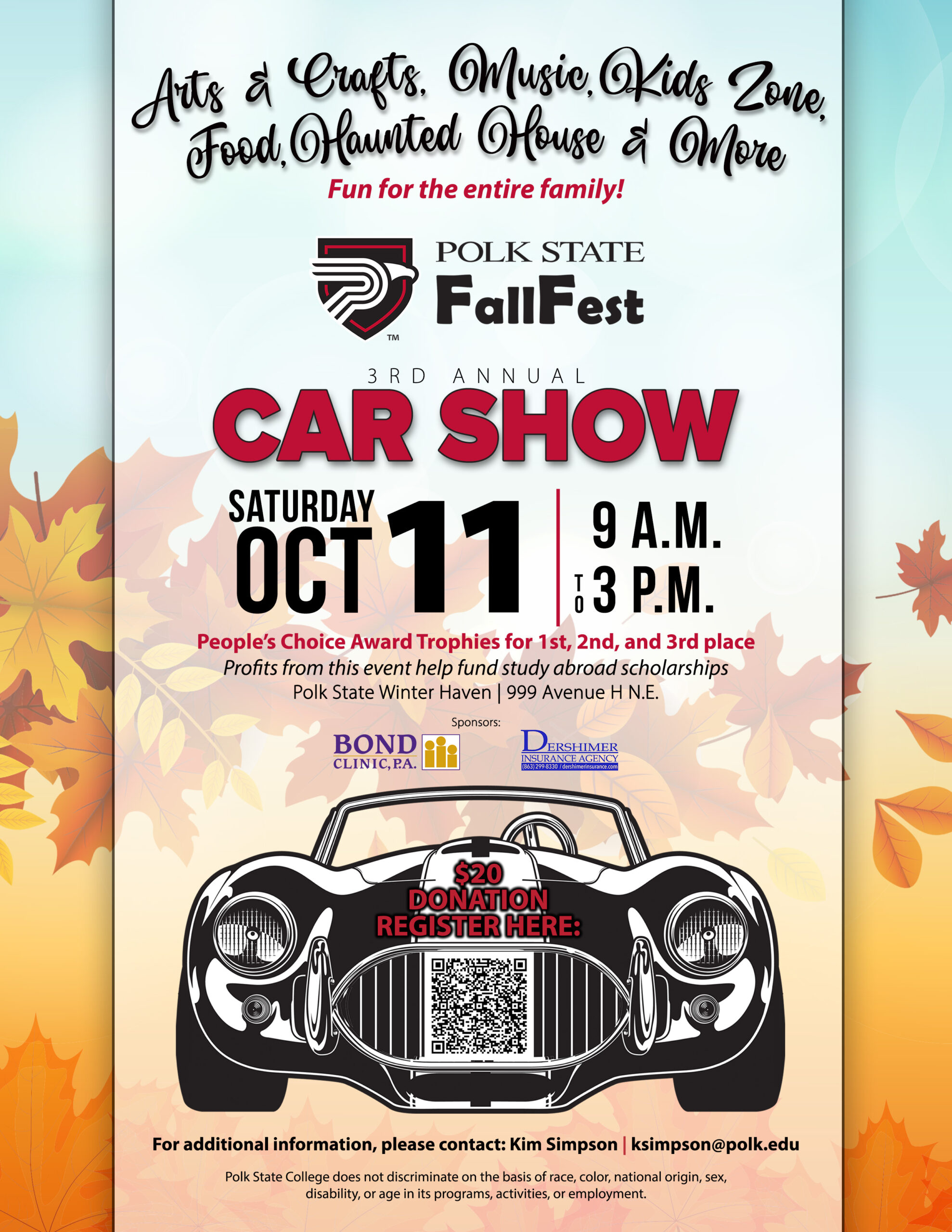 Polk State Fall Fest 3rd Annual Car Show – Winter Haven, FL ...