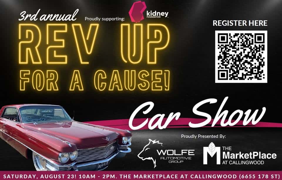 Rev Up for a Cause Car Show – Edmonton, AB | CarCruiseFinder