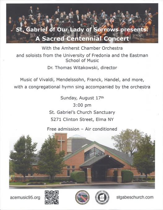 St. Gabriel Of Our Lady Of Sorrows Presents: A Sacred Centennial ...