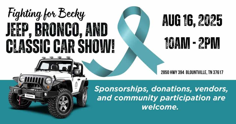 The Waters of Bristol Benefit Car Show and Jeep Meet! – Blountville, TN ...