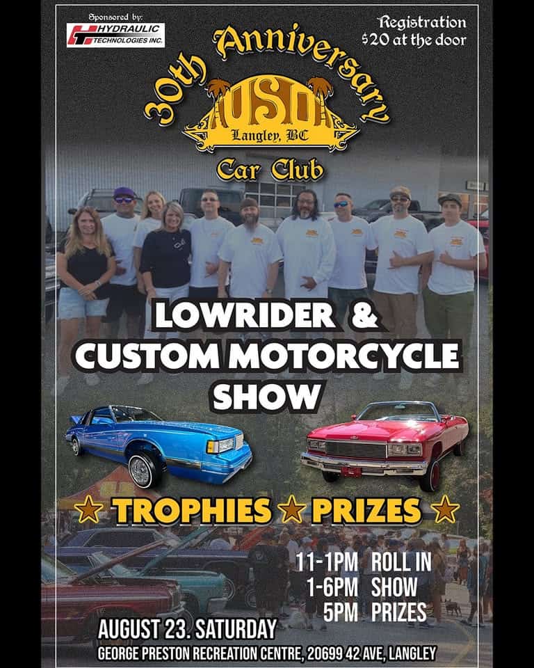 USO Langley B.C chapter 30th anniversary car show – Langley, BC ...