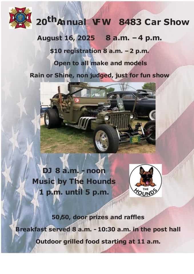 VFW Post 8483 20th Annual Car Show – Madison, WI | CarCruiseFinder