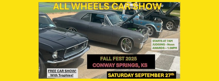 All Wheels Car Show – Conway Springs, KS | CarCruiseFinder
