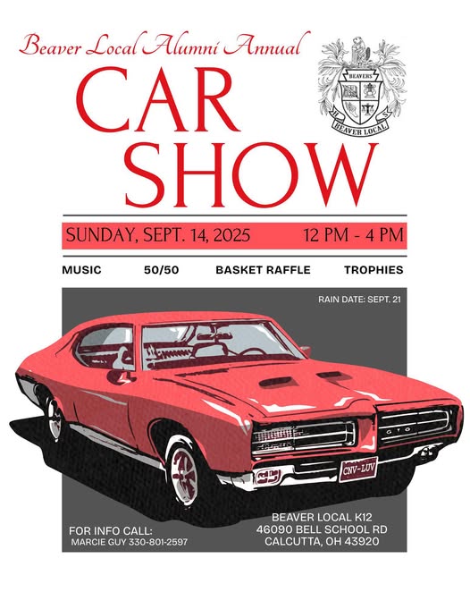 Beaver Local Alumni Annual Car Show – Calcutta, OH | CarCruiseFinder