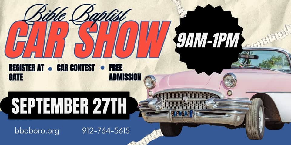 Bible Baptist Church Car Show – Statesboro, GA | CarCruiseFinder
