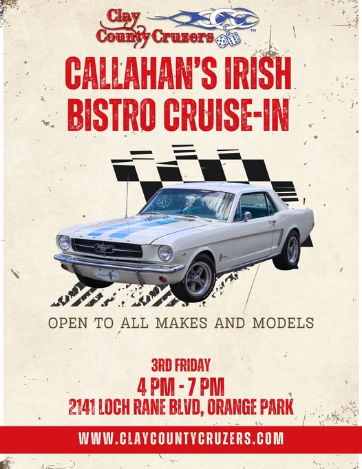 Callahan's Irish Bistro Cruise-In – Orange Park, FL | CarCruiseFinder