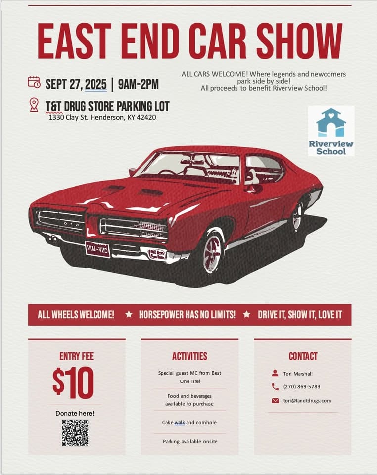 East End Car Show – Henderson, KY | CarCruiseFinder