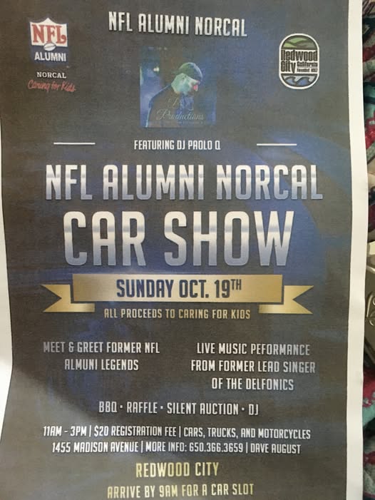 NFL Alumni NorCal Car Show – Redwood City, CA | CarCruiseFinder