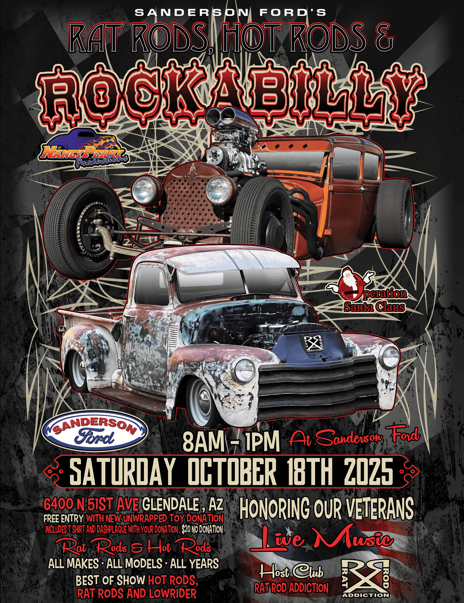 Sanderson Ford's Rat Rods, Hot Rods & Rockabilly Addiction – Glendale ...