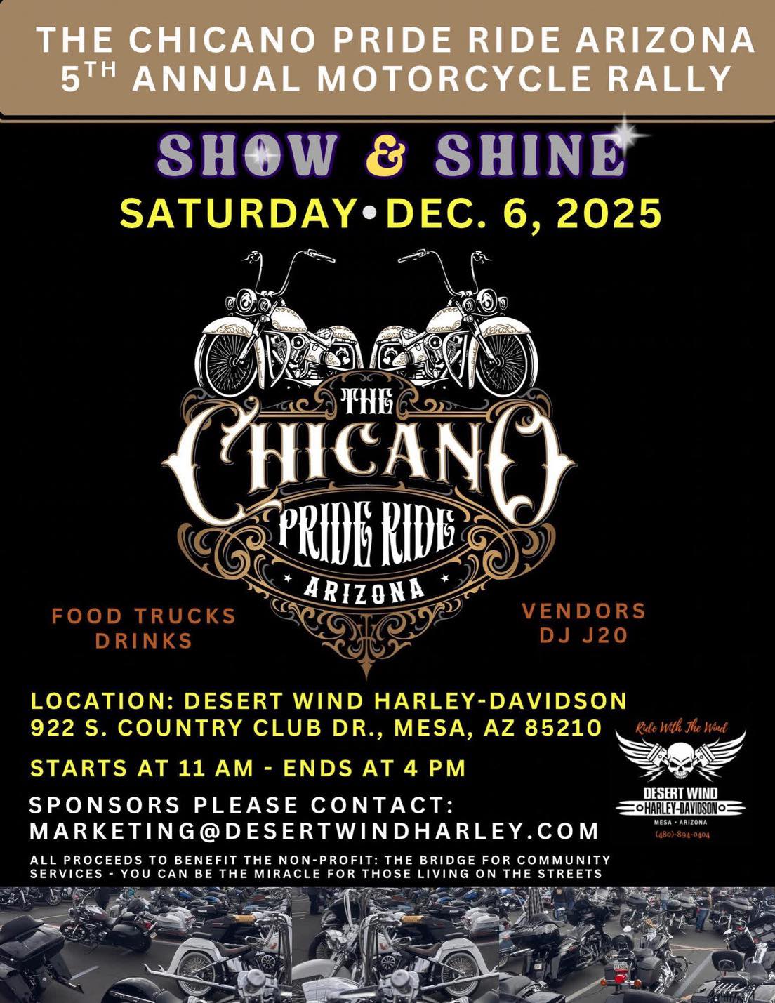 The Chicano Pride Ride Arizona 5th Annual Motorcycle Rally Show & Shine ...