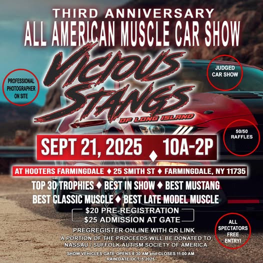 Third Anniversary All American Muscle Car Show – Farmingdale, NY ...