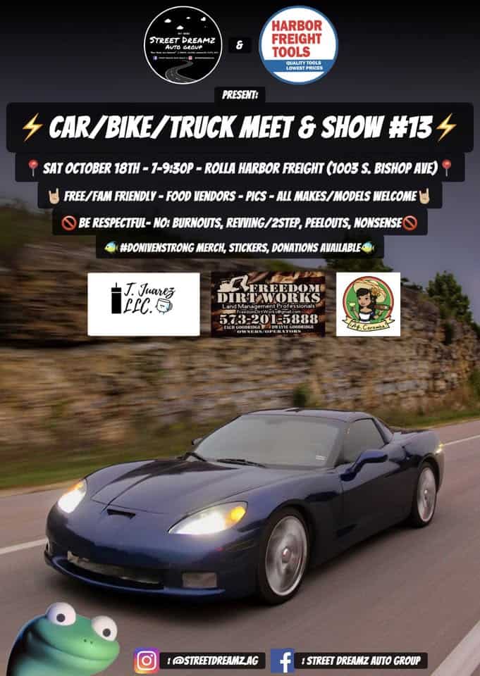 Car/Bike/Truck Meet & Show #13 - Pres. By Street Dreamz AG – Rolla, MO ...