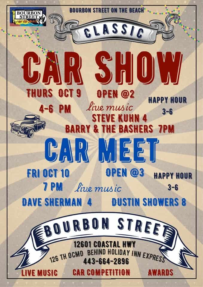 Endless Summer Car Show & Car Meet @Bourbon Street – Ocean City, MD ...