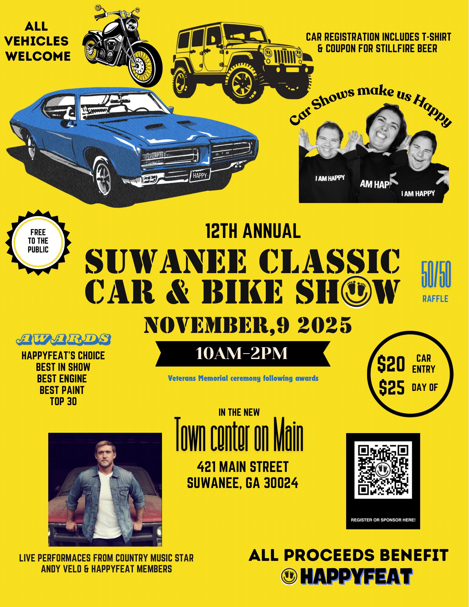Suwanee Classic Car & Bike Show – Suwanee, GA | CarCruiseFinder