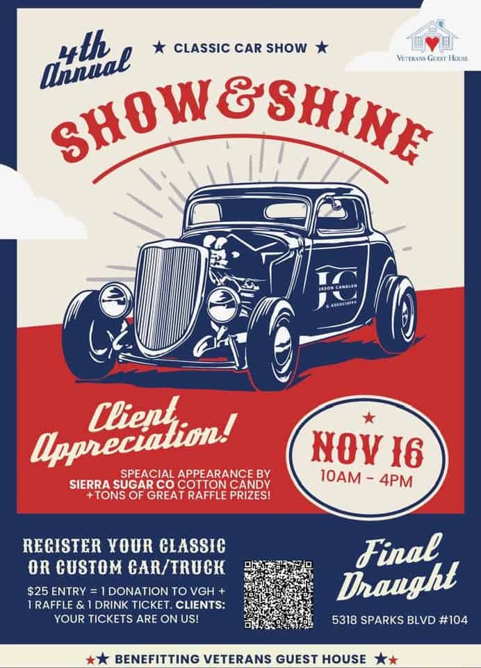 4th Annual Show & Shine Classic Car Show – Sparks, NV | CarCruiseFinder